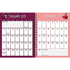 Sarah's Scribbles 16-Month 2020-2021 Weekly/Monthly Planner Calendar: Get It Together!