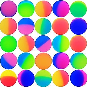 50 Pcs Frosty Bouncy Balls Kids ICY Bounce Balls Bulk 45 mm/2 inch Rubber Bouncing Balls Large Hi Bounce Balls Assorted Colorful High Bouncing Ball for Boys Gilrs Birthday Party Favors Carnival Prizes
