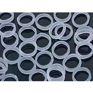 100 pack Orthodontic Elastic Bands 3/16 Inch diameter non latex - Great for Dreadlocks, Braids, Top knots