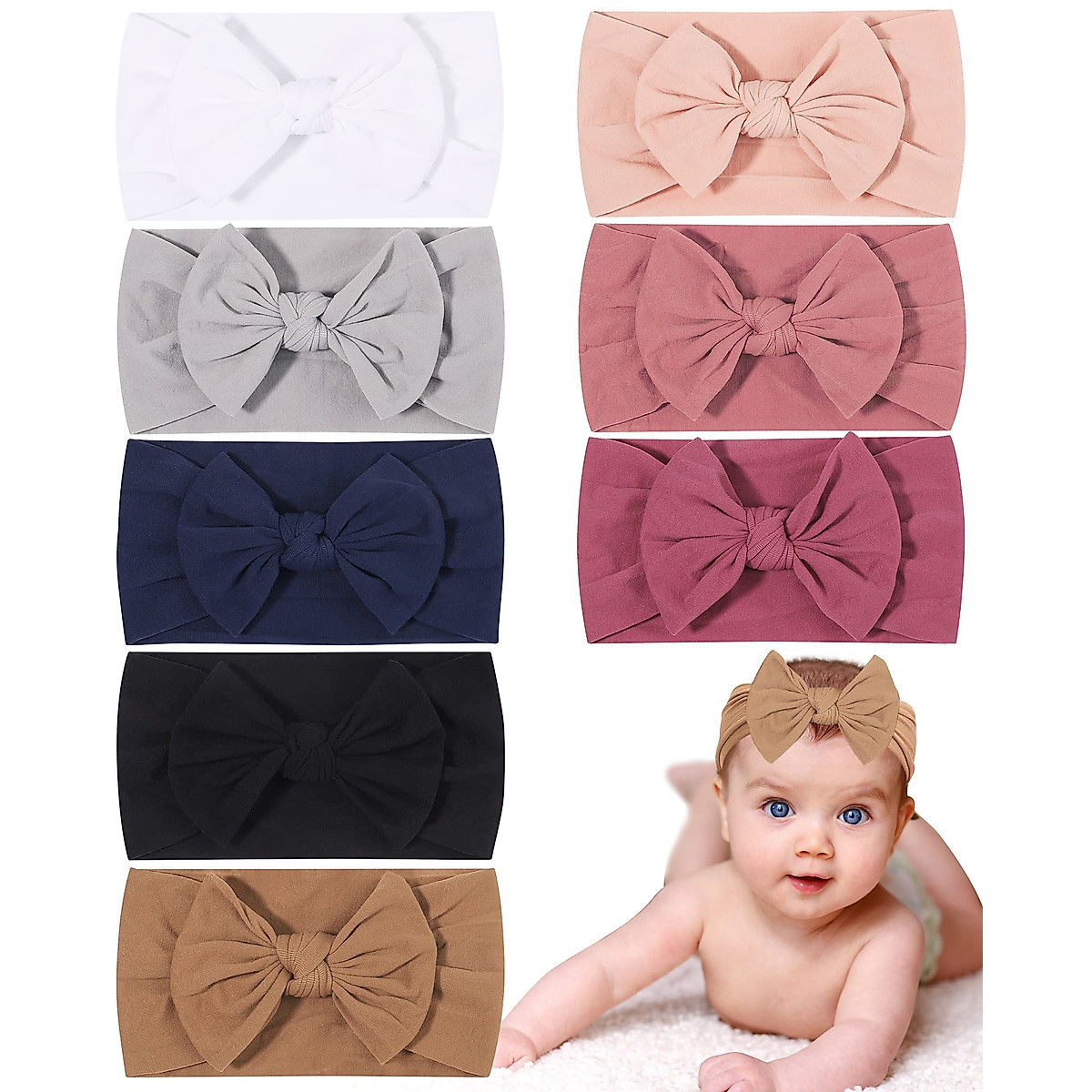 Maiqufa 8 Pcs Wrist Spa Washband, Microfiber Wrist Wash Towel Band Wristbands for Washing Face Absorbent Wristbands Wrist Sweatband for Women Girls Prevent Liquid from Spilling Down Your Arms