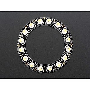 Adafruit Industries NeoPixel Ring - 16 x 5050 RGBW LEDs w/Integrated Drivers - Natural White - ~4500K