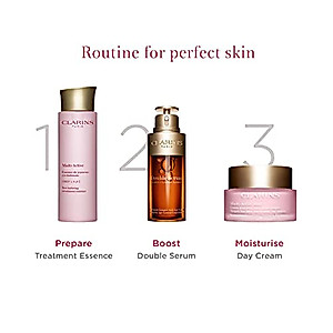 Clarins Multi-Active Treatment Essence | Multi-Tasking and Anti-Aging | Visibly Smoothes, Hydrates, Tones and Boosts Radiance | Preps Skin For Treatments To Follow | Rich In Vitamin C | 6.7 Fl Oz