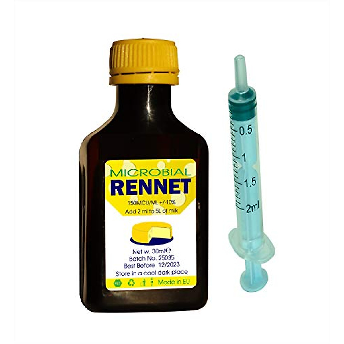 rennet ideal Microbial Liquid RENNET Ideal Coagulant 30ml add 2ml per 1 gallon of milk
