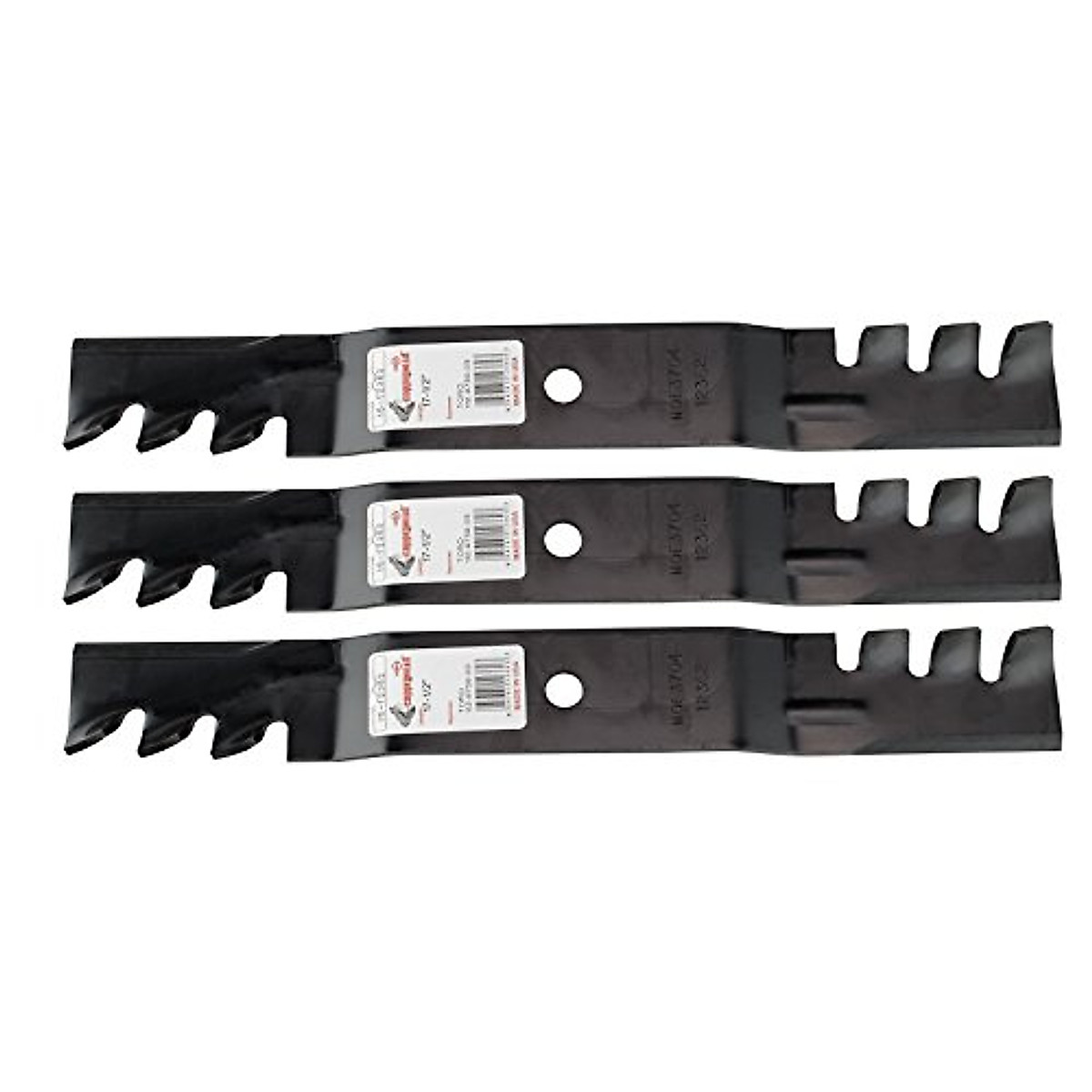 3 Rotary Copperhead Toothed Mulching Mower Blades Fit Toro Timecutter Z 5000 Series 50 Deck 112-9759-03 110-6837-03