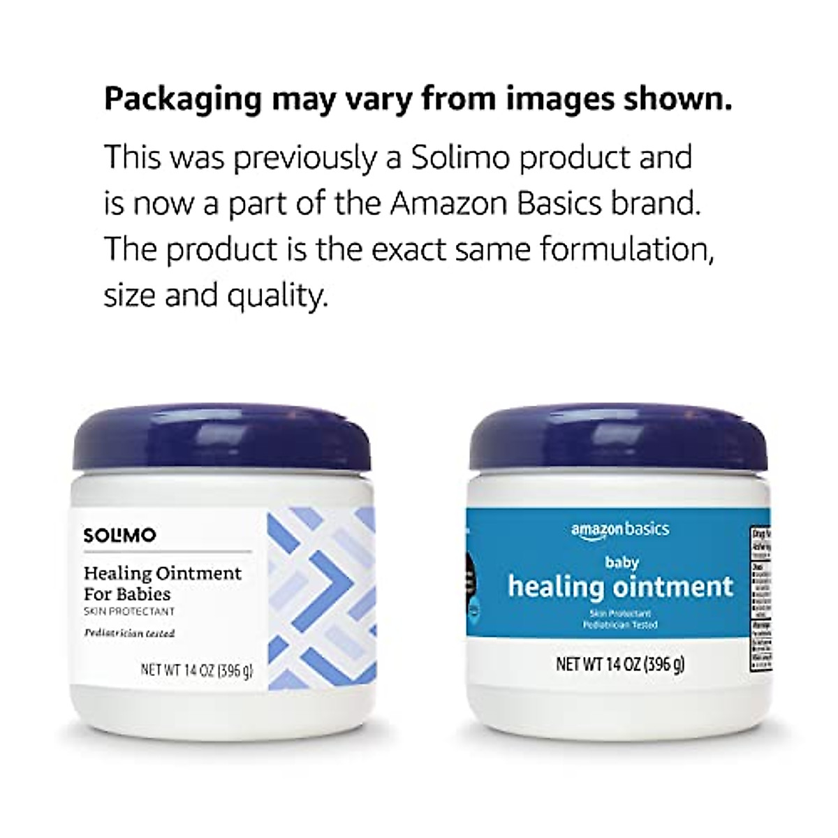 Amazon Basics Healing Ointment for Babies, Pediatrician Tested, 14 Ounce, 1-Pack (Previously Solimo)