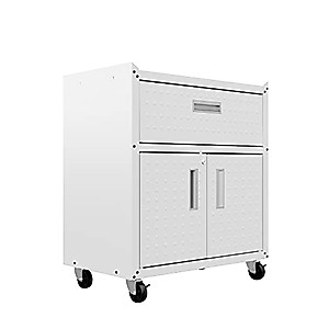 Manhattan Comfort Fortress Storage Units, White
