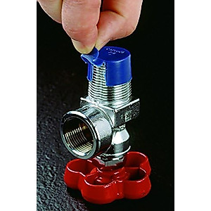 Caplugs J-4 J Series – Plastic Single-Use Tear-Tab Cap for Male NPT Threads, 8 Pack, Blue LD-PE, Thread Size 4" Protective Closures, Dust and Moisture Seals, Masking, Finishing (99395272)