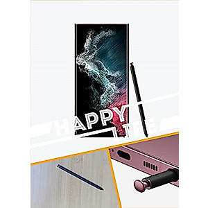 COCOPARTS S22 Ultra S Pen Replacement for Samsung Galaxy Stylus Pen((Without Bluetooth)) (Burgundy) Smartphone