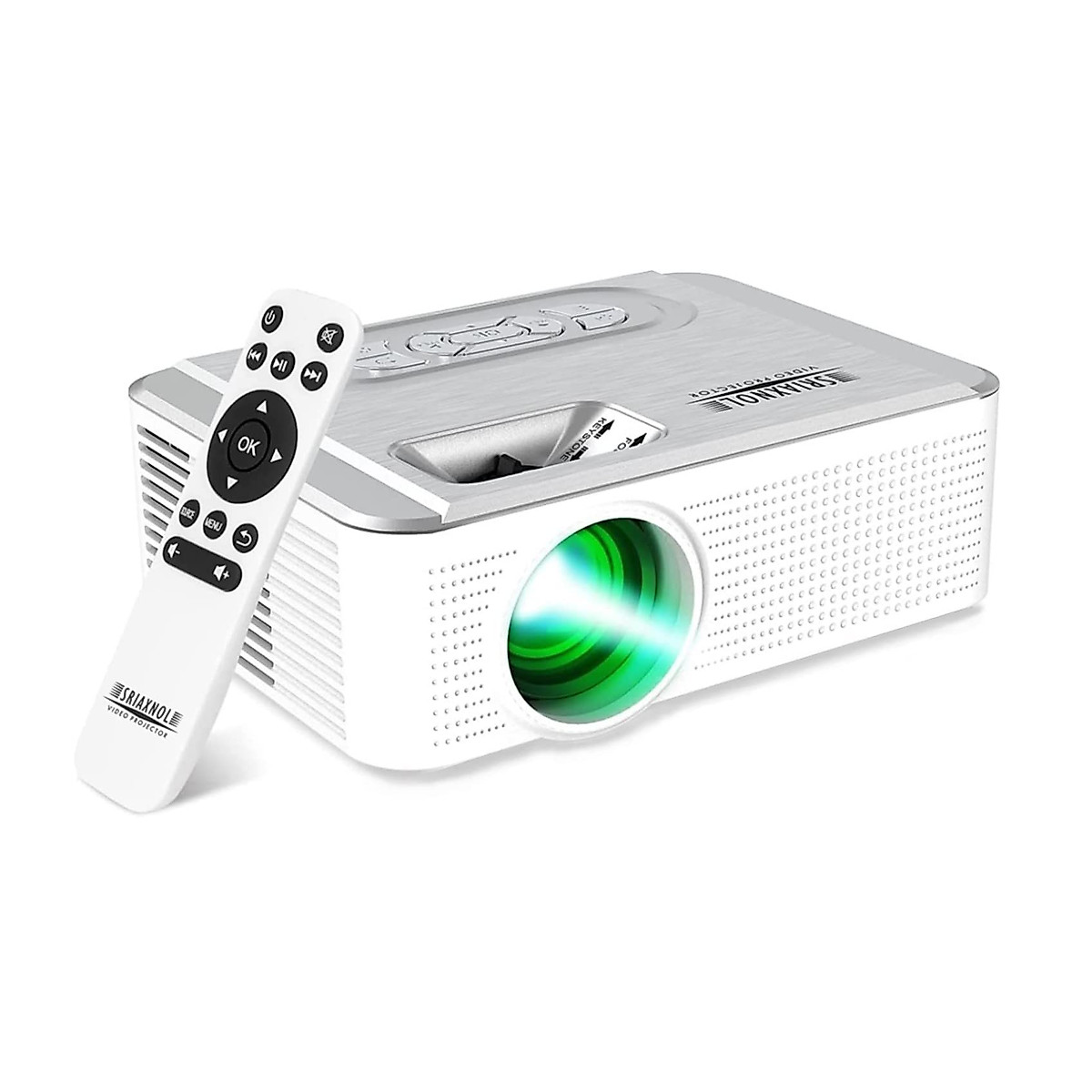 Mini Projector with WiFi and Bluetooth 5G Full HD Movie Projector for iPhone 1080P Supported 8500L Compatible with TV Stick Roku HDMI USB TF VGA AV for Home Theater & Video Games