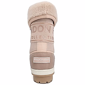 LONDON FOG Womens Minny Cold Weather Snow Boot Warm Lined Winter Boots blush size 10