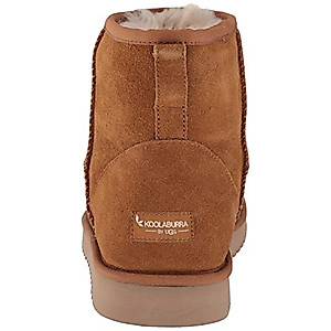 Koolaburra by UGG mens Burra Mini Ankle Boot, Chestnut, 9 US