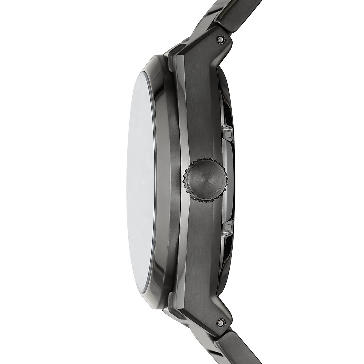 Fossil Men's Everett Automatic Stainless Steel Three-Hand Watch, Color: Smoke (Model: ME3206)