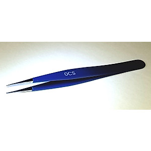 Regine 0C9-S-Epoxy Industrial - Fine Points, Straight tip -Tweezer - Swiss Made - High Precision Tweezers for General Purposes