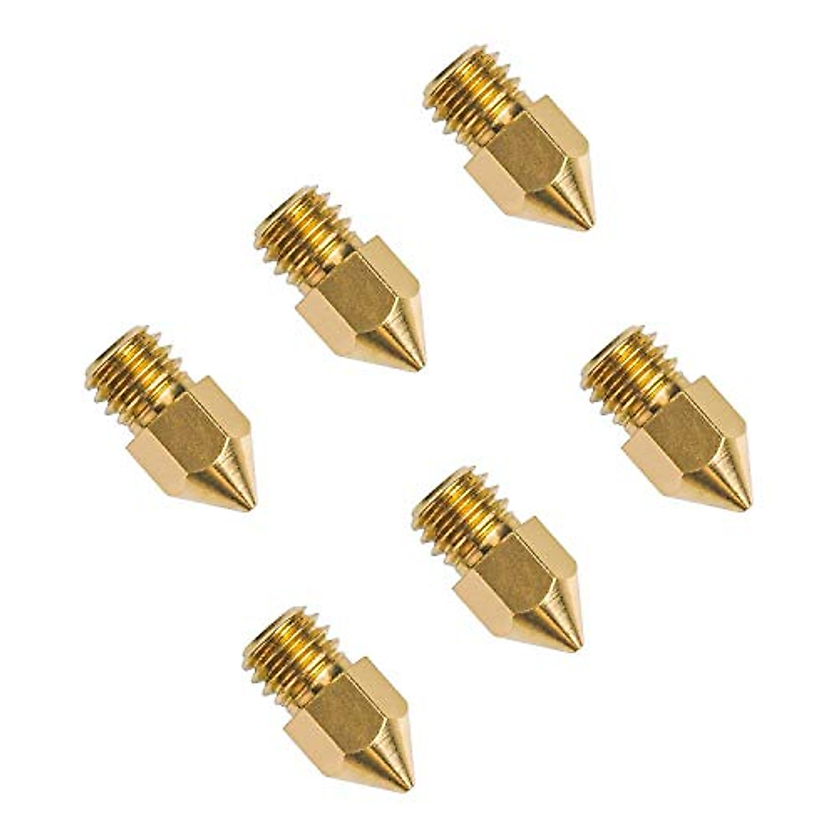 20 PCS 3D Printer Nozzle 0.4mm Extruder Head for Cr10 liuqiangmeiguo (Color : 1)