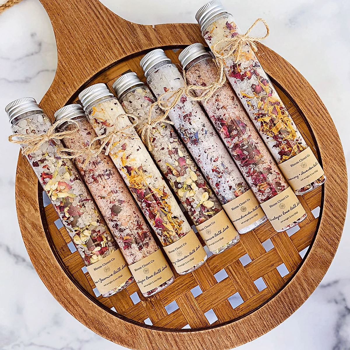 40 Pack Clear Plastic Test Tubes, 110 ML Flat Test Tubes with Screw Caps, Plastic Test Tube Container for Bath Salts, Candy Storage, Scientific Party, Plant Propagation