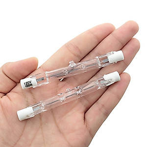 JJHXSM 6pcs R7S J78 Halogen Light Bulbs 120V 100W Tungsten Filament Double Ended Halogen Light Bulbs