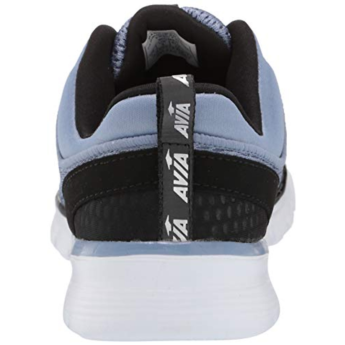 AVIA Women's Avi-Factor Running Shoe, Stonewash/Black/Silver/Black Reflective, 7.5