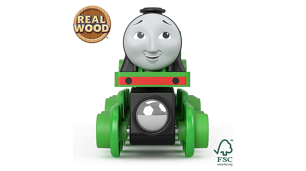 Thomas & Friends Wooden Railway Train Henry Push-Along for Toddlers