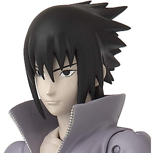 Bandai Naruto Anime Heroes Sasuke Uchiha Toy Action Figure Toy Bundle with 2 My Outlet Mall Stickers