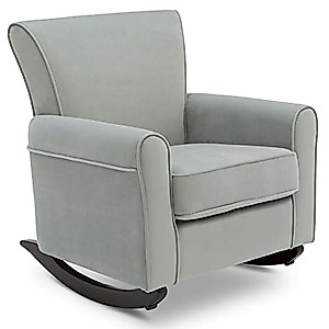 Delta Children Lancaster Rocking Chair Featuring Live Smart Fabric, Mist