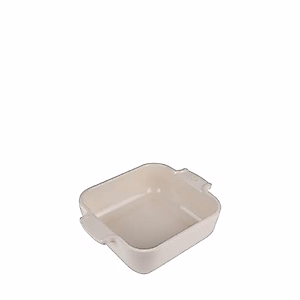 Peugeot Appolia Individual Petite Square Oven Baking Dish, 5" x 5", Ecru