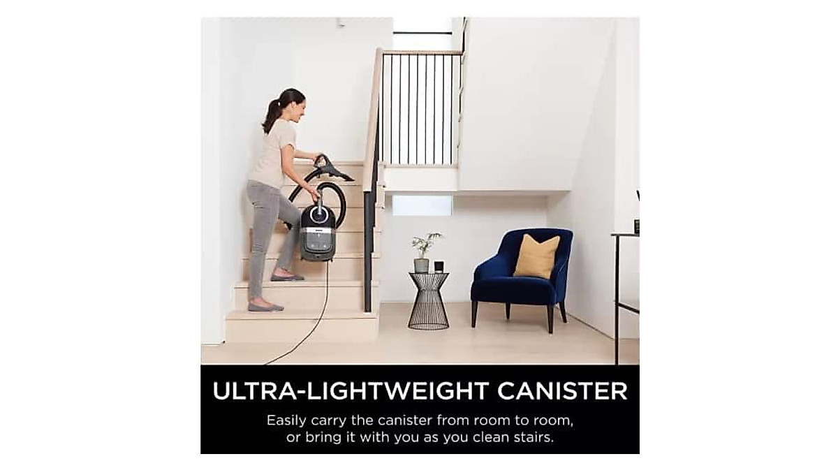 SHARK CV101 Pet Canister Vacuum - Anti-Allergen & Light