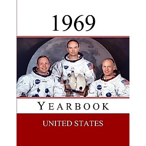 1969 US Yearbook: Original book full of facts and figures from 1969 - Unique birthday gift / present idea.