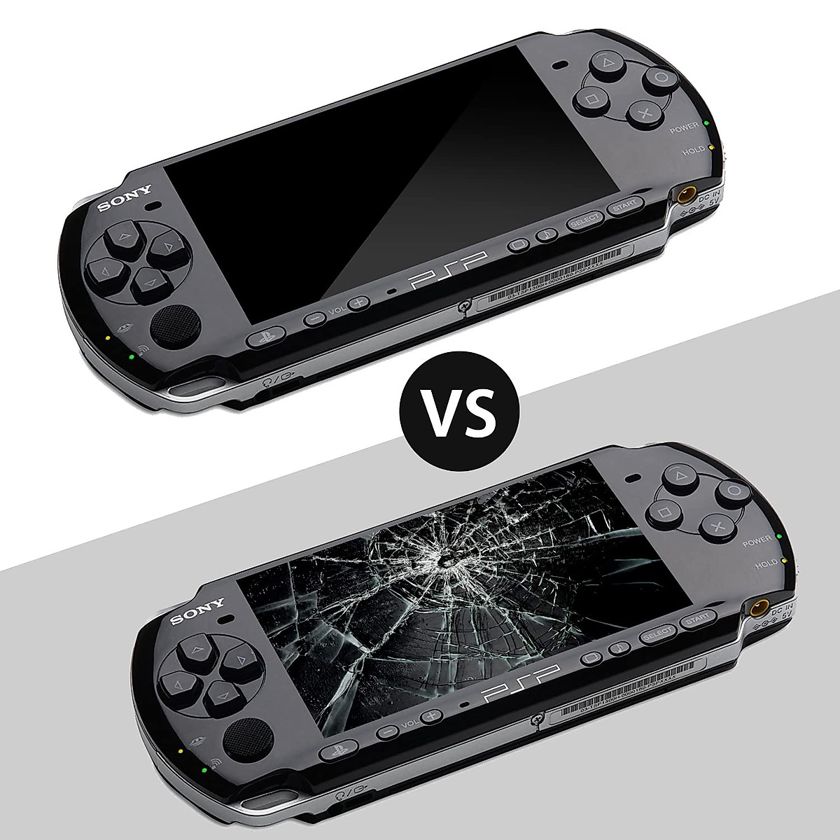 OSTENT Fix Repair Replacement LCD Display Screen for Sony PSP 3000 Console