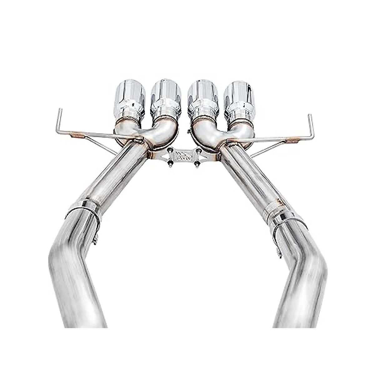 AWE Tuning 14-19 Chevy Corvette C7 Z06/ZR1 (w/o AFM) Track Edition Axle-Back Exhaust w/Chrome Tips - 3020-42073