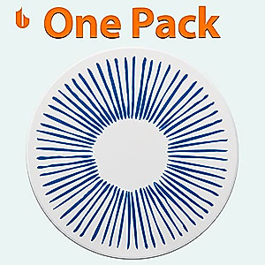 Urbanstrive Ceramic Coaster for Drinks Absorbent Coasters with Cork Base Stone Coasters Set for Wooden Table, Great Home and Dining Room Decor, Housewarming Gift, One Pack, 03