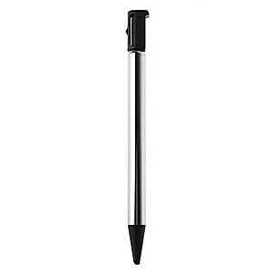Metal Short Adjustable Styluses Pens for Nintendo 3DS DS Extendable Stylus Touch Pen Replacement (Metal Black)
