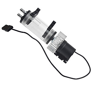 BXQINLENX 600L/H 19W DC12V CPU Cooling Heat Exchanger Water Pump Tank 117 ml CO2 Cooler