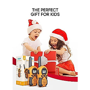 FOREDOM FD688 Rechargeable Walkie Talkies for Kids Long Range with Flashlight, 2 Pack