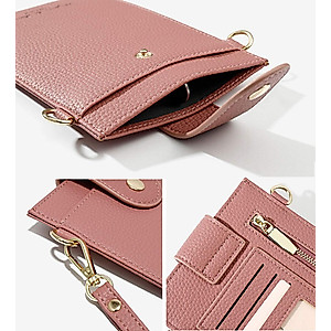 Womens Crossbody Cellphone Bag Small Shoulder Purse Card Holder Wallet Pouch