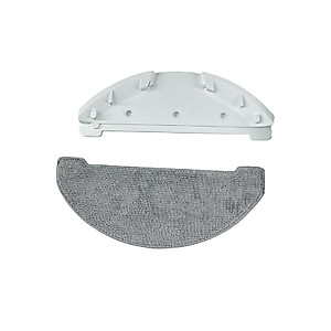 QiyilE Robot Vacuum Cleaner Mop Pads Holder, Compatible for HONITURE Q6 Pro. Vacuum Cleaner Mopping Module, Rag Mount Holder Kit(White)