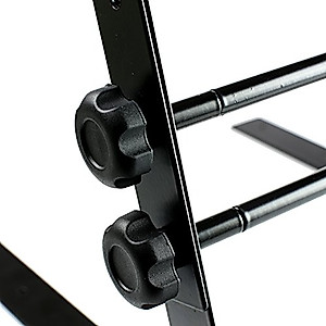 RockJam Portable DJ Laptop Stand With Adjustable Height, Anti-Slip Design, Works for Laptops, Controllers and CD players