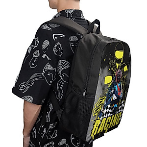 Motocross Backpack Travel Backpack Motorcycle Backpack Casual Lightweight Laptop Backpack Travel Hiking Camping Backpack