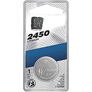 CR2450 2450 OEM Original Key Fob Battery for Dodge Ram Prox (Bundle with tool) Case Shell 1500 2500 3500 4500 5500 Big Horn Laramie Longhorn Lone Star Power Wagon Rebel TRX GQ4-76T or OHT-4882056