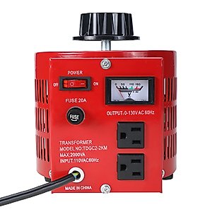 YaeCCC 2000W Voltage Transformer AC Variable Voltage Converter Transformer