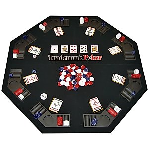 Trademark Poker Texas Traveller Table Top & Chip Travel Set