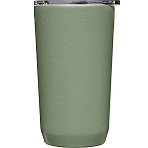CamelBak Horizon 16 oz Tumbler - Insulated Stainless Steel - Tri-Mode Lid - Moss
