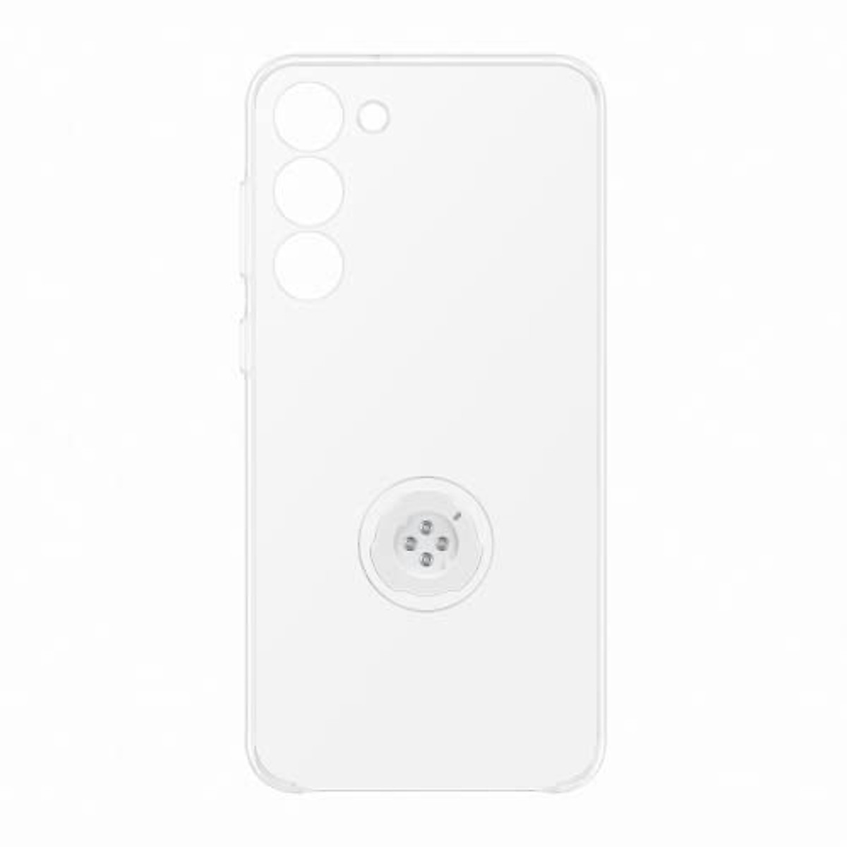 SAMSUNG Clear Gadget EF-XS916 Clear Smartphone Case for Galaxy S23+ - Clear Gadget - Scratch-Resistant - Finger Holder - Ring Holder