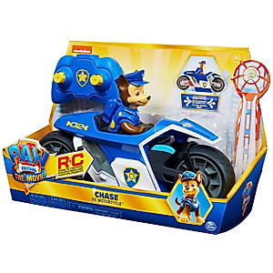 Paw Patrol Spin Master 6061806 Chase RC Movie Motorcycle Toy