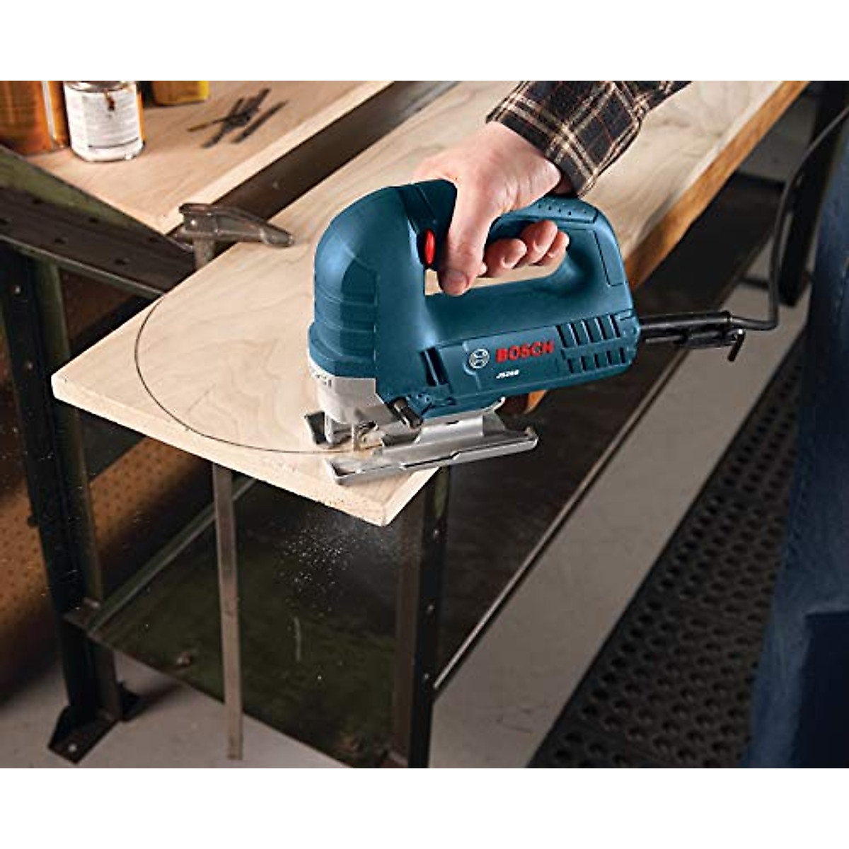 BOSCH JS260 120-Volt Top-Handle Jigsaw,Blue,6.0 Amp