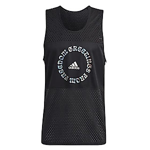 adidas Men's Running Break The NORM Tank TOP Black Size M