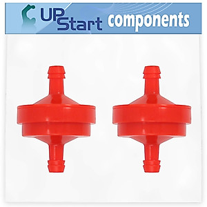 2-Pack 394358 Fuel Filter Replacement for Craftsman 247.203700 T1000 Lawn Tractor - Compatible with 298090S Fuel Filter 150 Micron