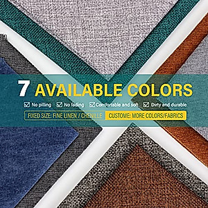 mudilun Bench Cushion,Indoor Anti-Slip Patio Seat Cushion, Kitchen Furniture Chair Cushions for Floating Windows, Rocking Chairs, Dining (36x14x4, 【Chenille】 Drak Grey)