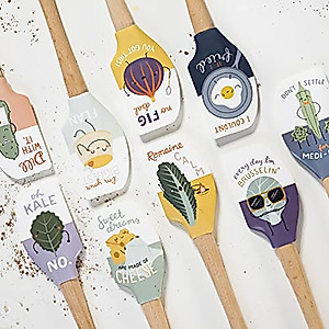 Tovolo 1 In A Melon/Medi-Okra Spatulart Spatula, Kitchen Utensil for Food and Meal Prep, Baking, Mixing, Turning, and More