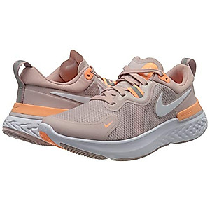 NIKE Women's Running Shoe, Champagne White Orange Pulse Barely Rose, 7.5