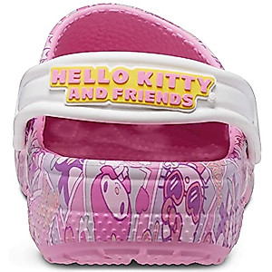 Crocs Unisex Classic Hello Kitty Clog, Pink, 7 US Men
